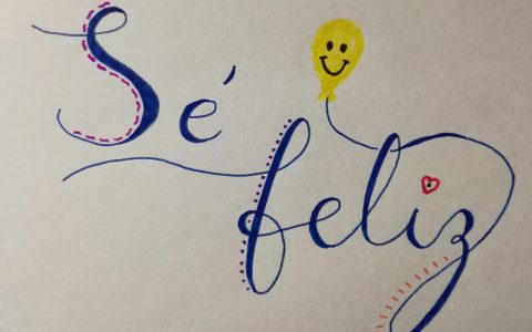 Primer paso para el Lettering - La Pizarra de Andrea